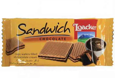 Buy Loacker Sandwich Chocolate Wafer, 25g Online in Jordan | Talabat Jordan