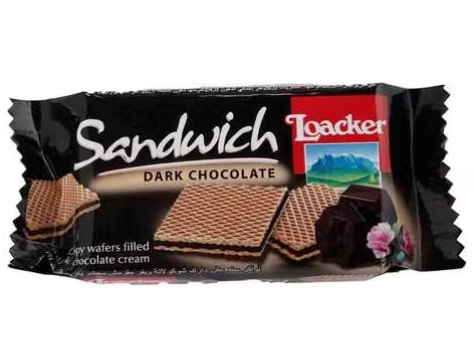 Buy Loacker Dark Chocolate Sandwich Wafer, 25g Online in Jordan ...