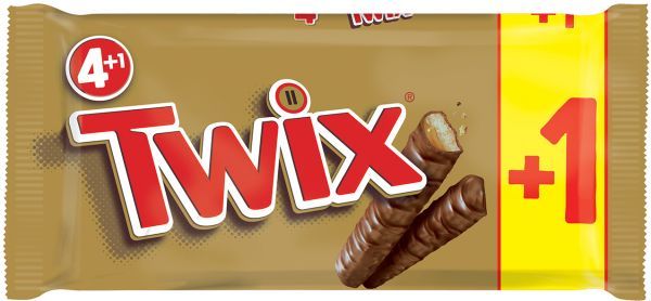 Buy Twix Twin Chocolate 50g, 4+1 Free Online in Egypt | Talabat Egypt