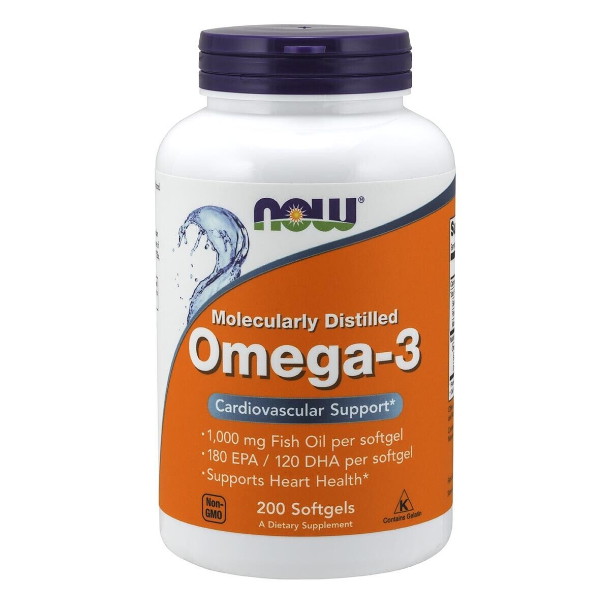 Buy Now Foods Molecularly Distilled Omega -3 Cardiovascular Support ...