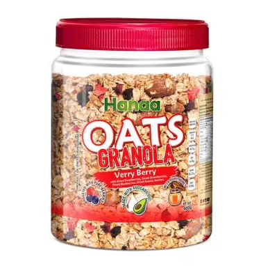 Buy Hanaa Granola Verry Berry Oats, 400g Online in Bahrain | Talabat ...