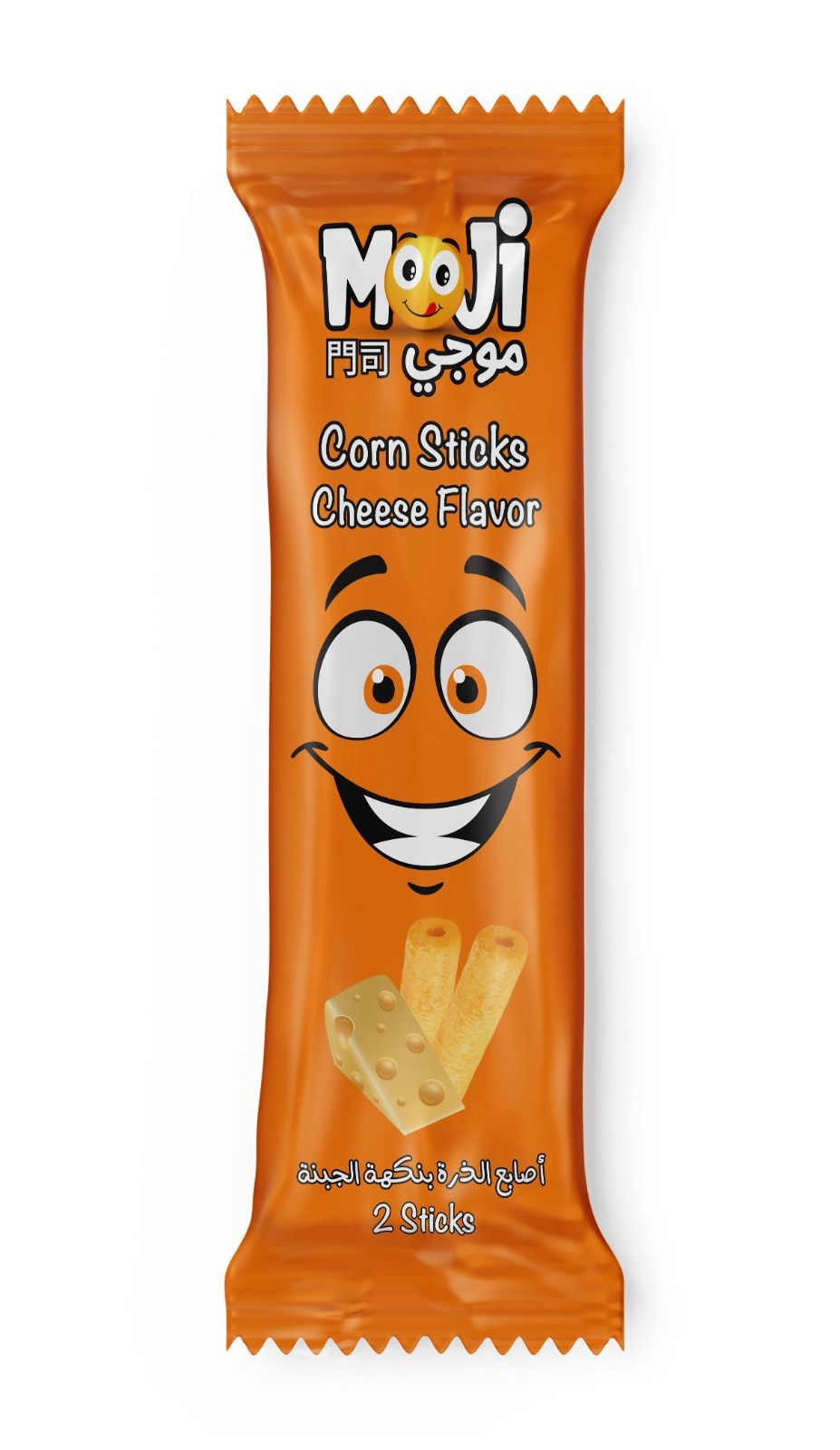 Buy Moji Corn Sticks Cheese Flavor 14G Online in Jordan | Talabat Jordan