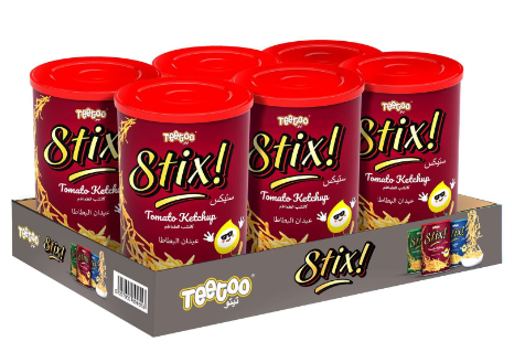 Buy Teetoo Stix Tomato Ketchup 45 g X 6 Cans Online in Bahrain ...