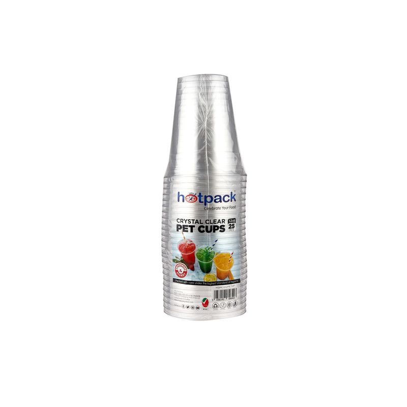 Buy Hotpack Pet Clear Cup 12 Ounce x 25 Pcs Online in Bahrain | Talabat Bahrain
