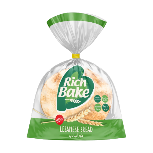 Buy Rich Bake Lebanese Bread, 14cm, 4 Pieces Online in Egypt | Talabat ...