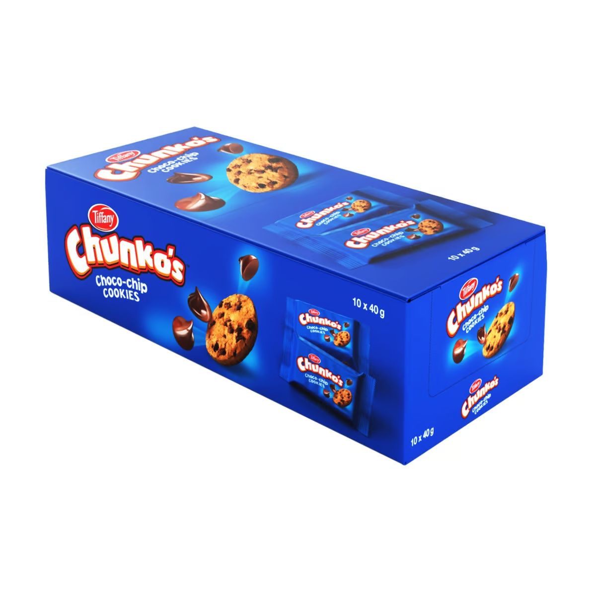 Buy Tiffany Chunkos Choco-Chip Cookies, 10x40g Online in Bahrain ...