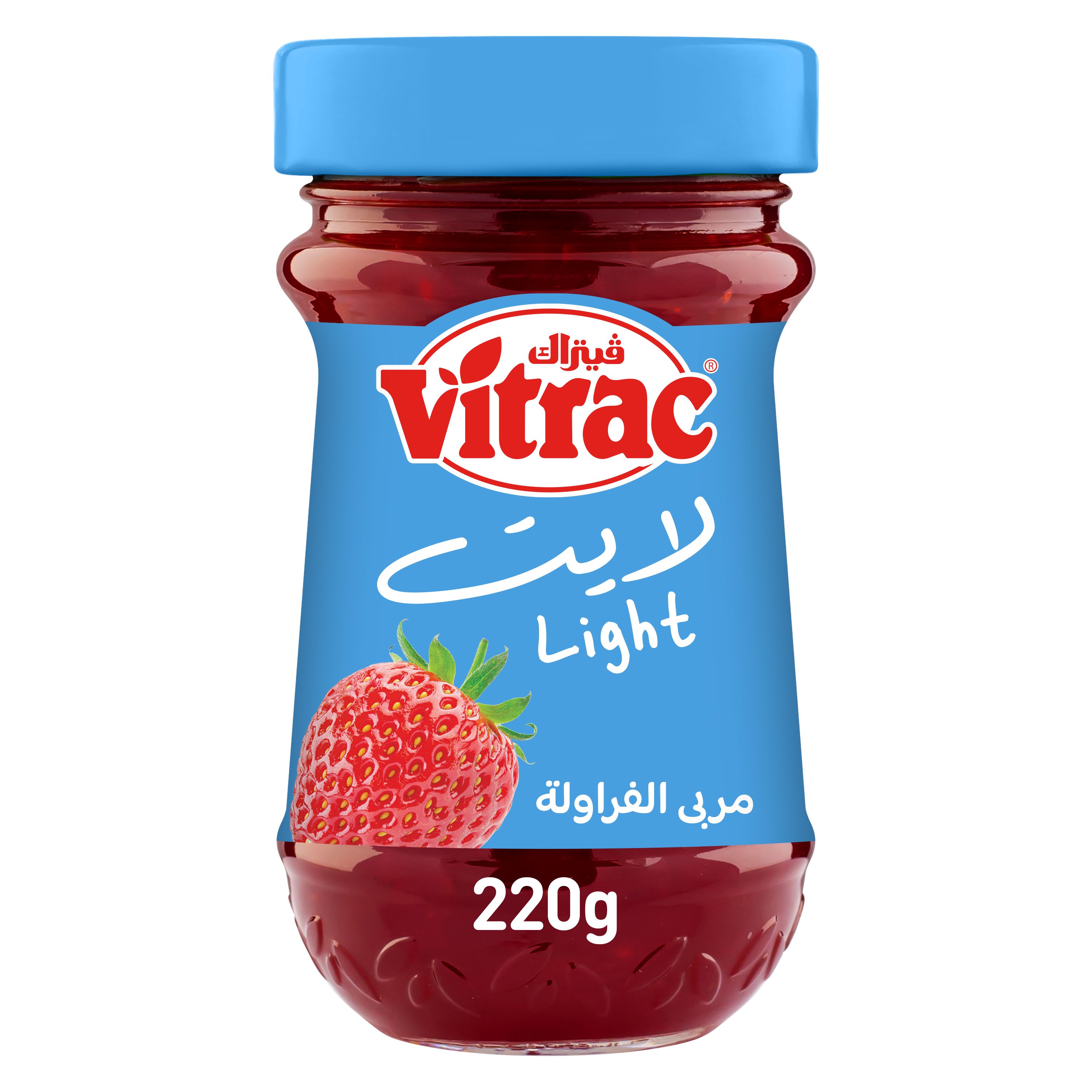Buy Vitrac Strawberry Light Jam, 220g Online in Egypt | Talabat Egypt