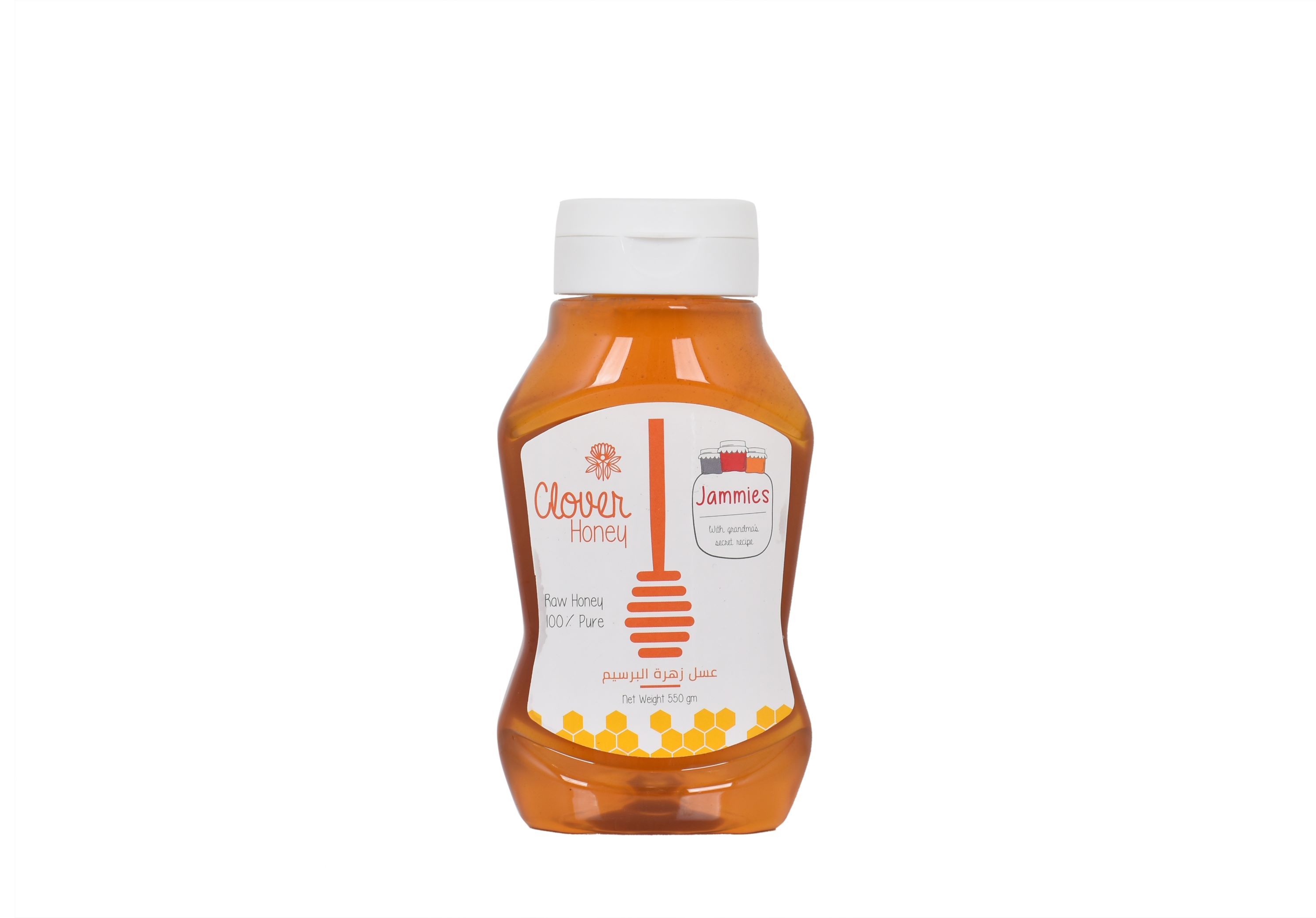 Buy Jammies Clover Honey Squeeze 550 Gm Online in Egypt | Talabat Egypt