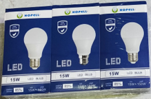 Buy Hopell Led Bulb 15 Watt White E27 Screw - 3 Pieces Online in Kuwait ...
