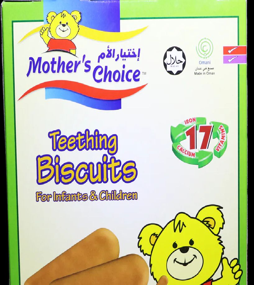 Buy Mother's Choice Teething Biscuits, 180 g Online in Oman | Talabat Oman