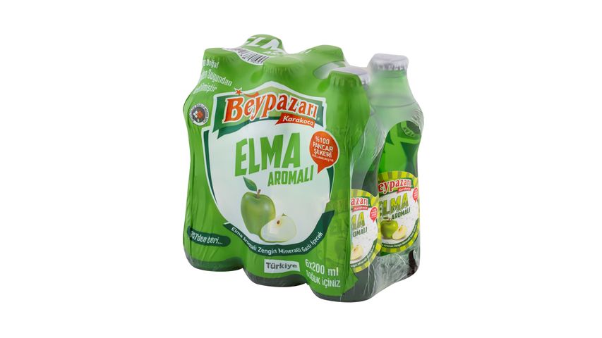 Beypazari Elma Aromali Maden Suyu 6 x 200 ml - yemeksepeti.com