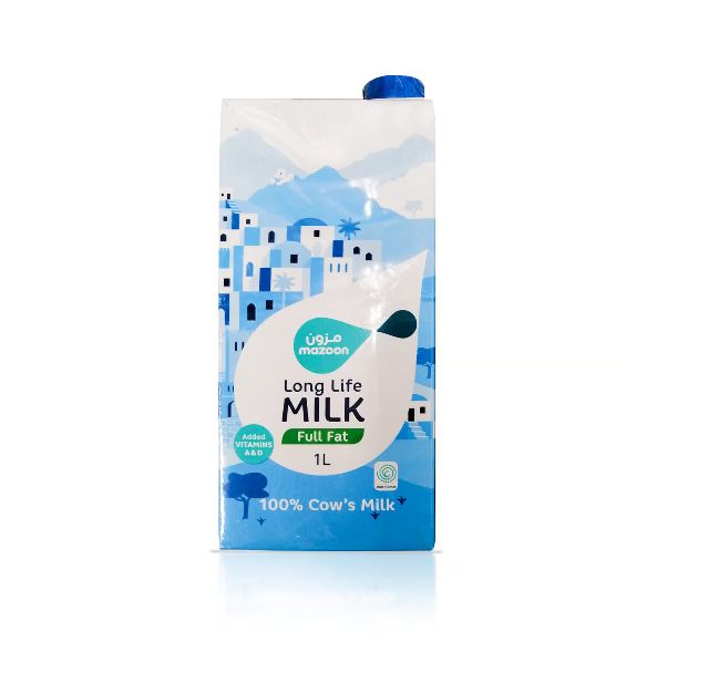 Buy Mazoon Milk Full Fat 1 Lt Online in Oman | Talabat Oman