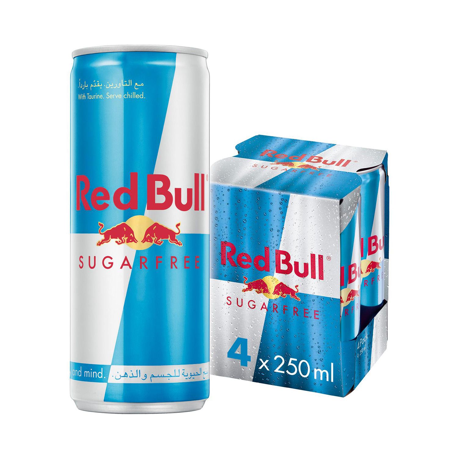 Buy Red Bull Sugar Free Energy Drink, 4x250ml Online in Bahrain ...