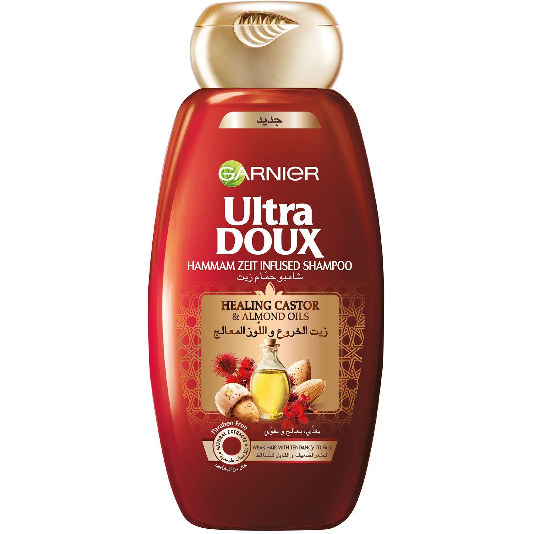 Buy Garnier Ultra Doux Hammam Zeit Infused Shampoo with Healing Castor ...