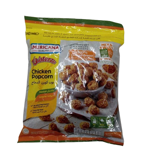 Buy Americana Twisterzzz Chicken Popcorn, 750g Online in Oman | Talabat ...