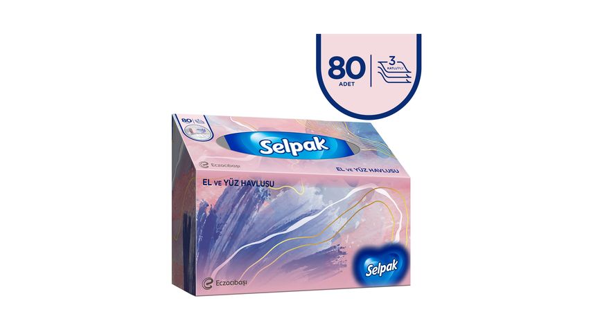Selpak® El ve Yüz Havlusu 80 Yaprak - yemeksepeti.com
