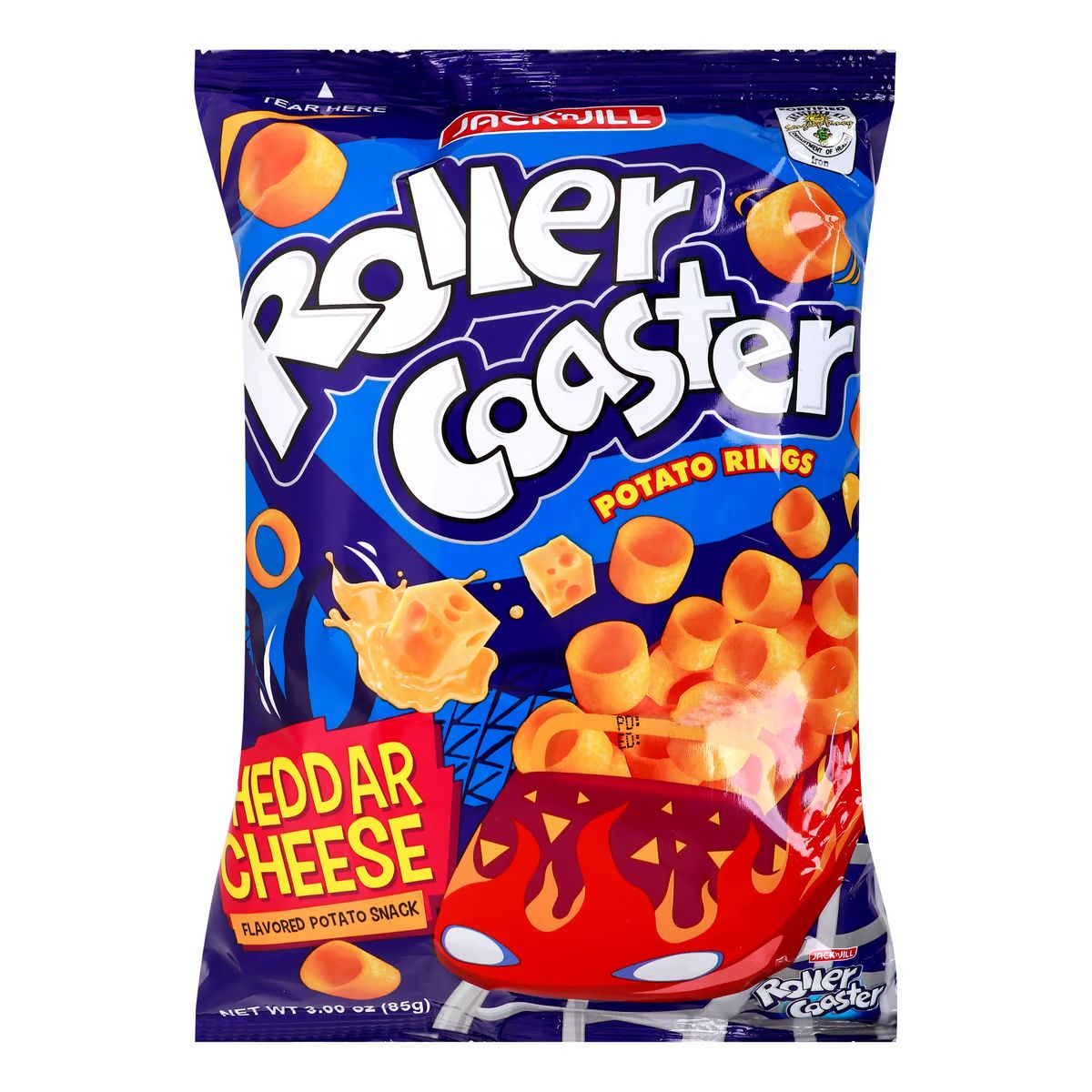 Buy Jack N Jill Roller Coaster Cheddar Cheese Potato Rings, 85g Online ...