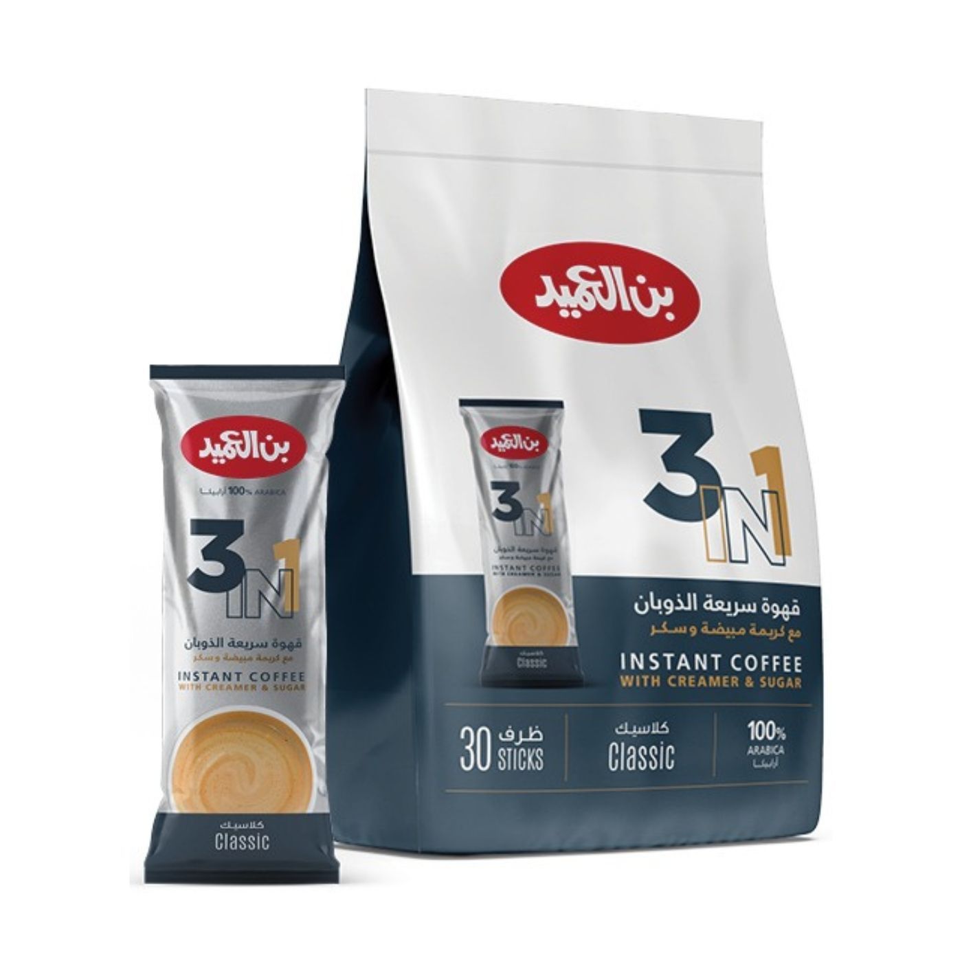 Buy Al Ameed 3 in 1 Instant Coffee Sachets, 30 Sachets Online in Jordan ...