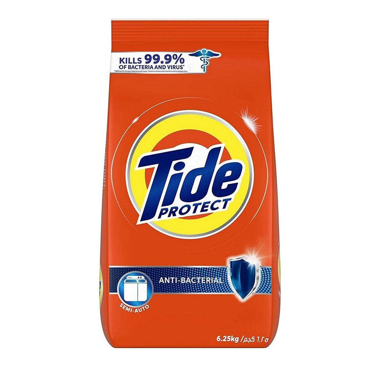 Buy Tide Semi-Automatic Protect Antibacterial Laundry Detergent, 6.25kg ...