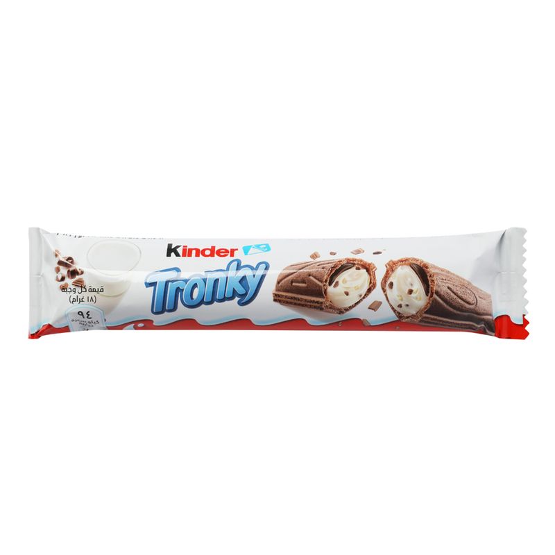 Buy Kinder Tronky Wafer with Kinder Filling, 18g Online in Jordan ...