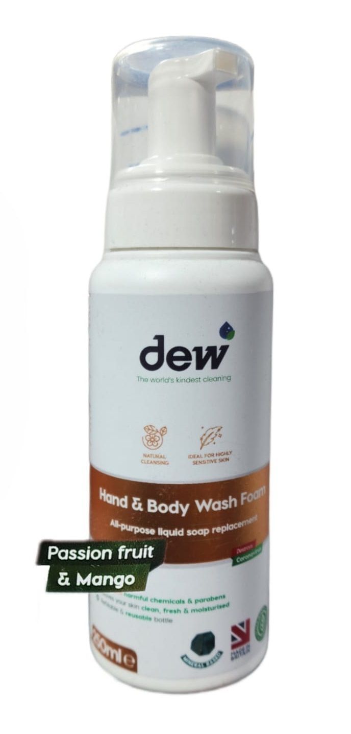 Buy Dew Passion Fruit & Mango Hand & Body Wash Foam, 250ml Online in ...