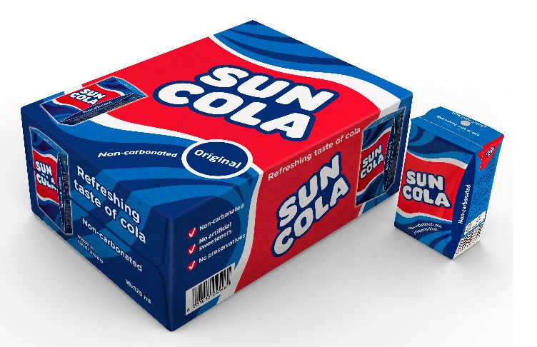 Buy Suncola Non-Carbonated Cola Flavoured Drink, 18x125ml Online in ...