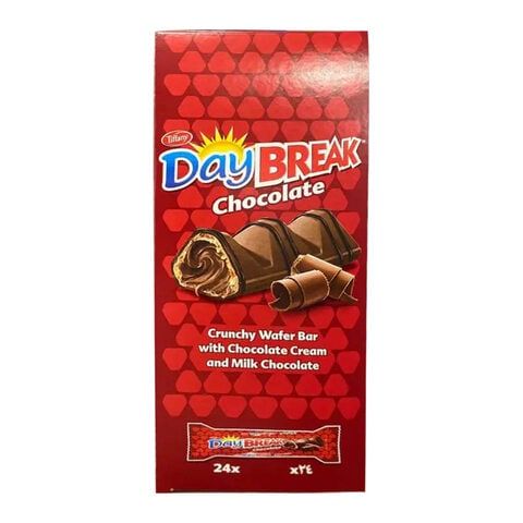 Buy Tiffany DayBreak Chocolate Bar, 24x12.5g Online in Jordan | Talabat ...