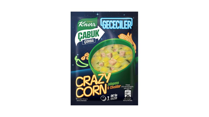 Knorr Çabuk Çorba Crazy Corn 18 g - yemeksepeti.com
