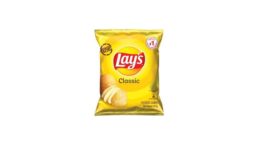 Lay's Classic Potato Chips 28.3g delivery near you in Singapore | foodpanda