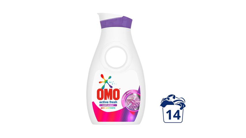 Omo Sıvı Deterjan Active Fresh Cold Power Renkliler 910 ml ...