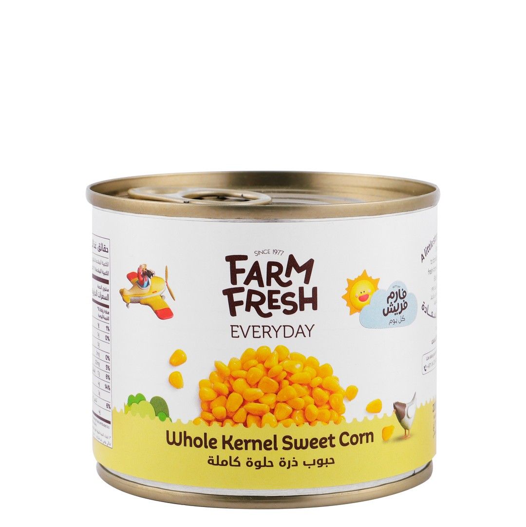 Buy Farm Fresh Whole Kernel Sweet Corn, 200g Online in UAE | Talabat UAE