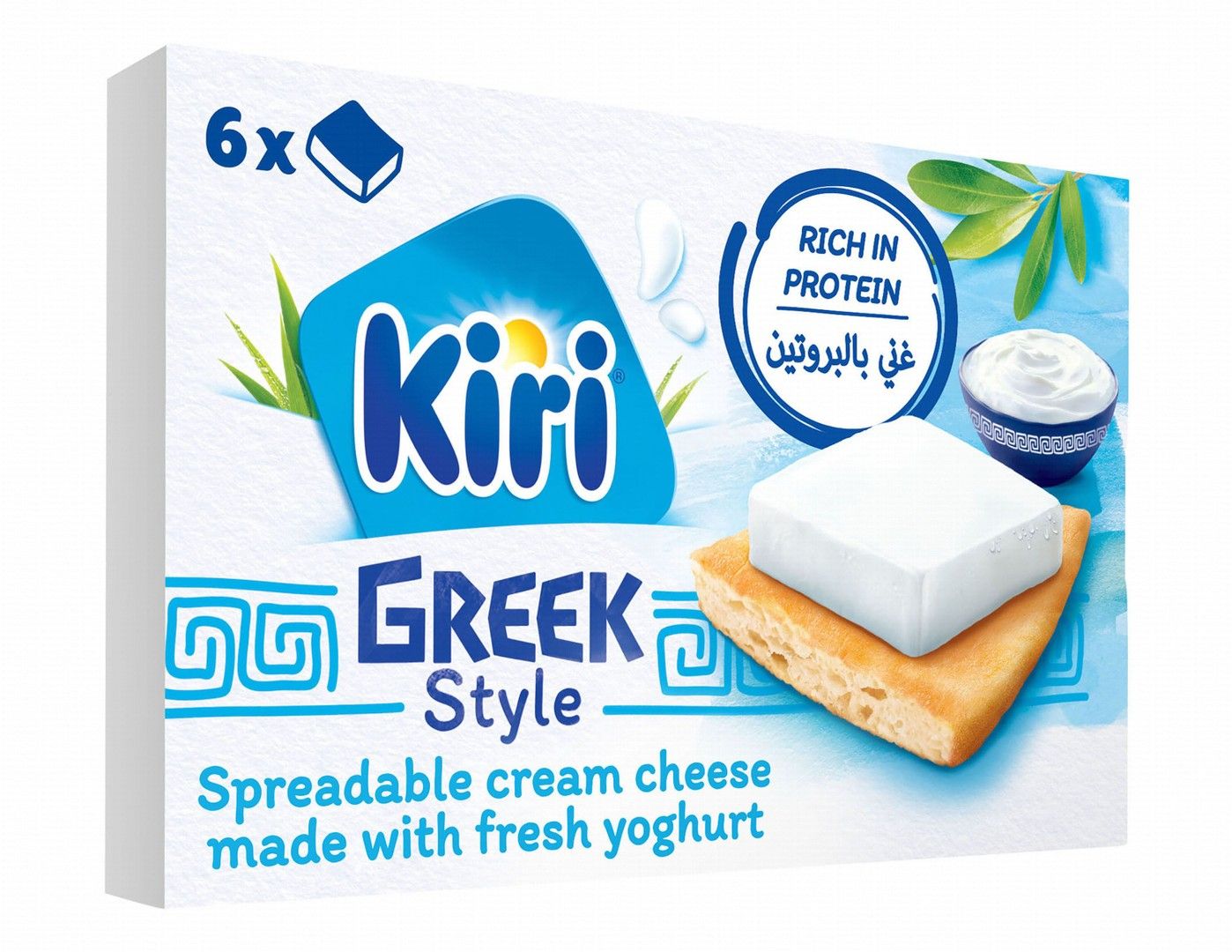 Buy Kiri Greek Style Cheese Squares 6 Portions 100 g Online in Kuwait ...