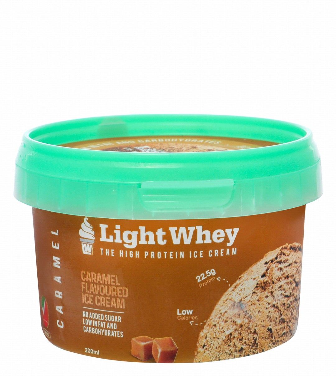 Buy Light Whey Caramel Ice Cream Cup 200 ml Online in Kuwait | Talabat ...