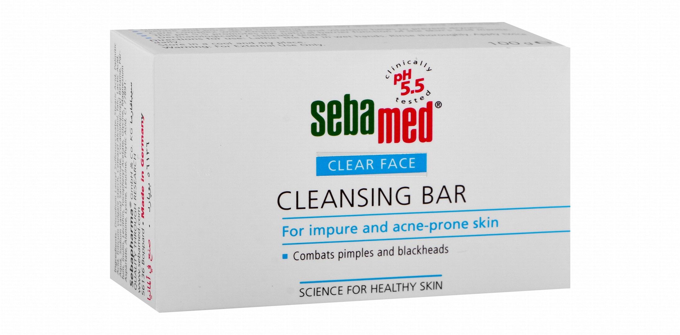 اشترِ Sebamed Clear Cleansing Face Soap Bar for Impure Acne Prone Skin ...