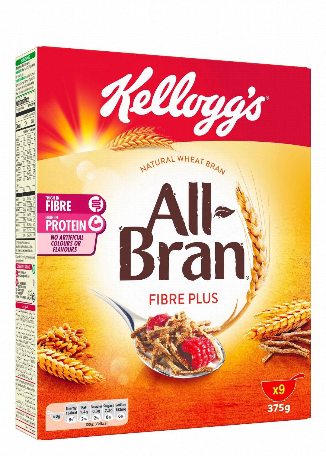 Buy Kellogg's All Bran Plus Cereals, 375g Online in Kuwait | Talabat Kuwait