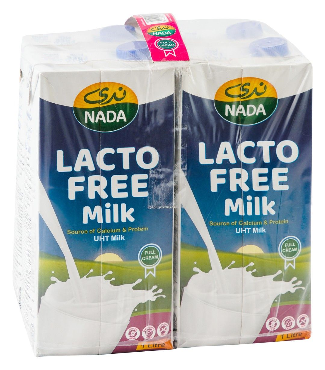 Buy Nada UHT Milk Lactose Free, 4x1L Online in Bahrain | Talabat Bahrain
