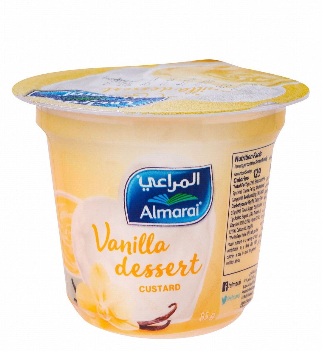 Buy Almarai Vanilla Custard Dessert, 85g Online in Oman | Talabat Oman