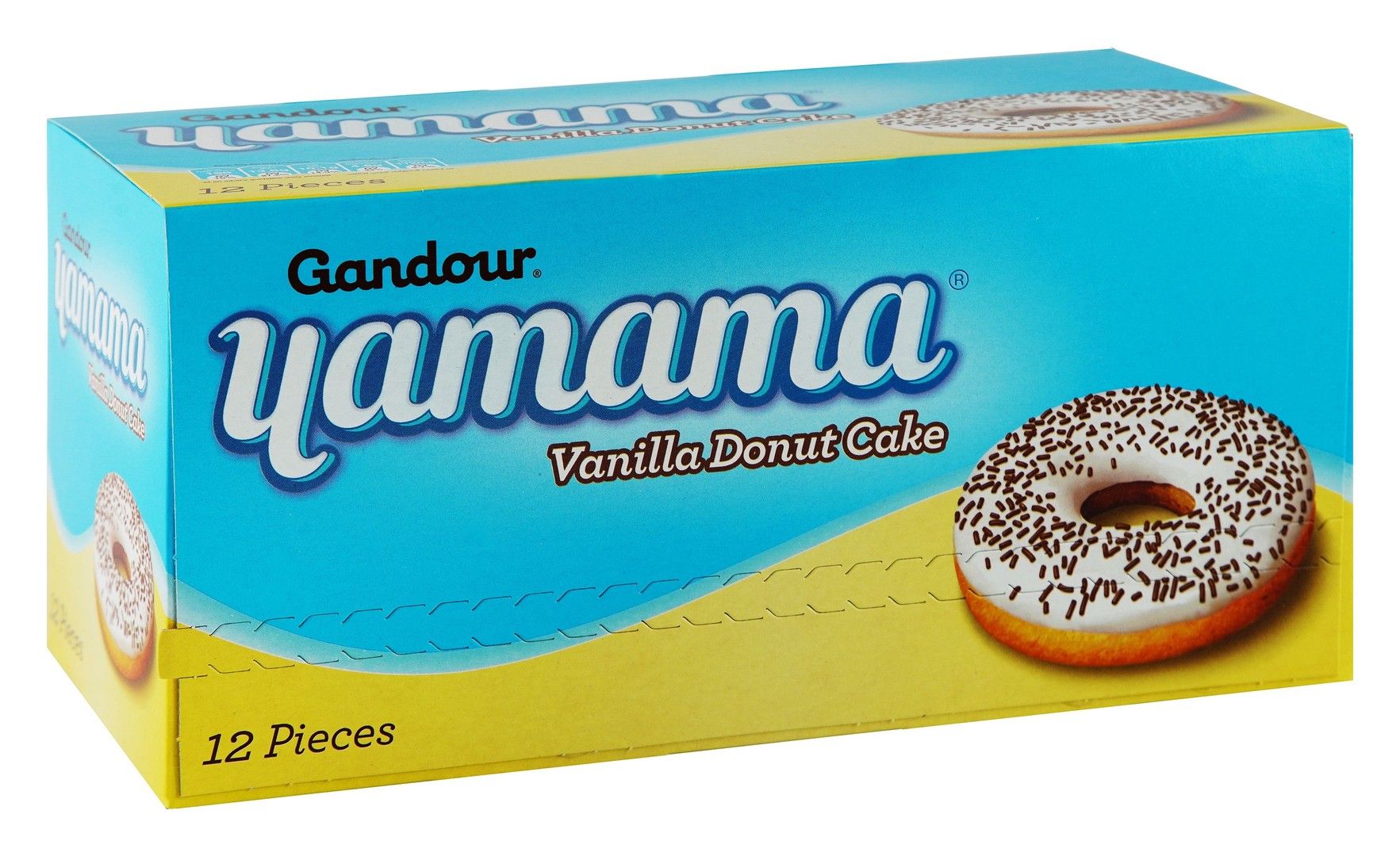Buy Gandour Yamama Vanilla Donut Cake, 12x37g Online in Bahrain ...