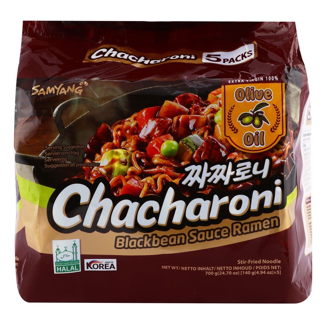 Buy Samyang Chacharoni, 5x140g Online in UAE | Talabat UAE
