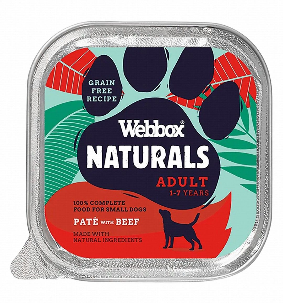 Buy Webbox Natural Dog Sqaure Alu Beef 150G Online in Oman | Talabat Oman