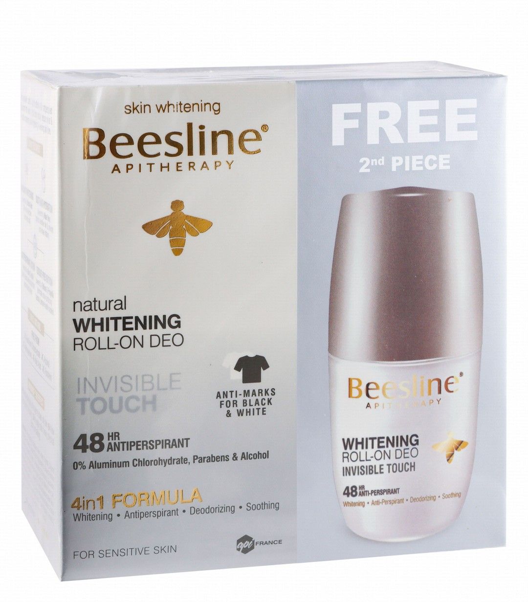 Buy Beesline Whitening RollOn Deodorant Invisible Touch 50Ml Promo Pack ...