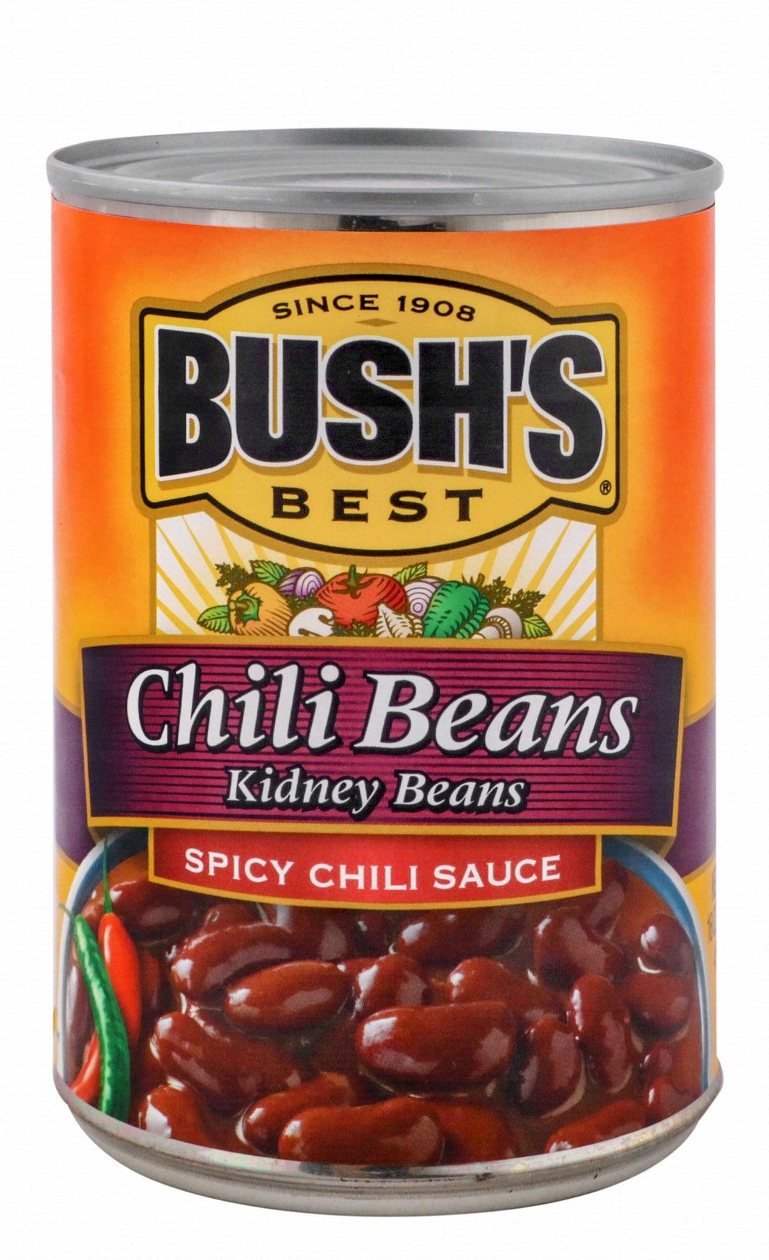 Buy Bush's Best Kidney Beans in Spicy Chili Sauce, 454g Online in UAE ...