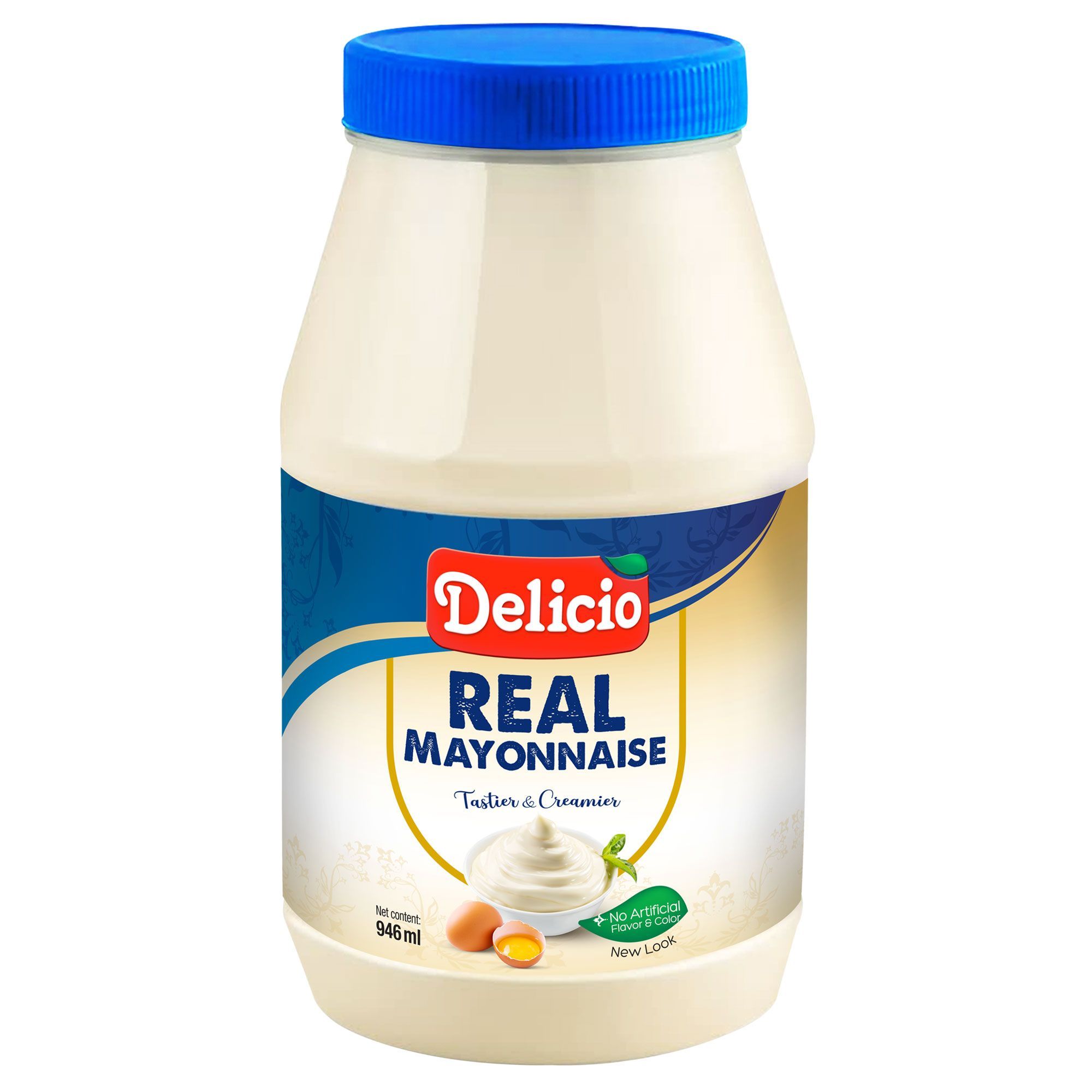 Buy Delicio Real Mayonnaise Pet Bottle, 946 ml Online in Oman | Talabat ...