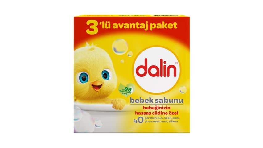 Dalin Klasik Sabun 3 x 100 g - yemeksepeti.com