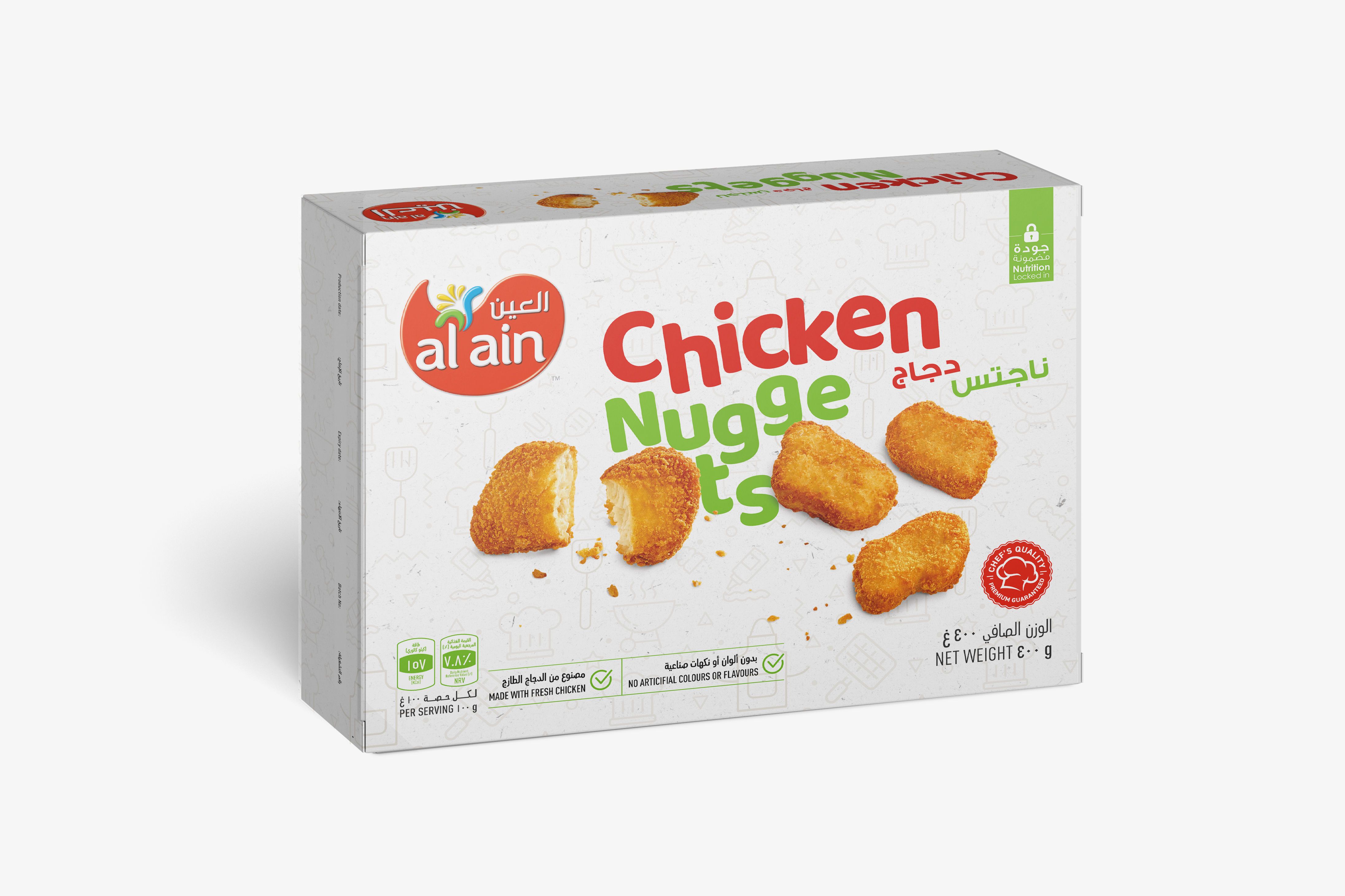 Buy Al Ain Frozen Chicken Nuggets, 400g Online in UAE | Talabat UAE