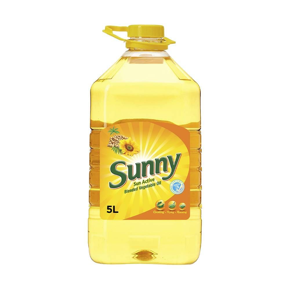 Buy Sunny Sun Active Blended Vegetable Oil, 5L Online in UAE | Talabat UAE