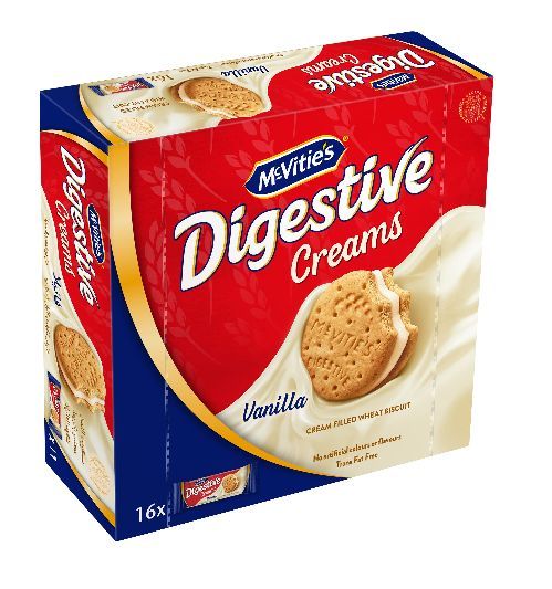 Buy McVitie's Digestive Creams Vanilla Biscuits, 12x40g Online in Oman ...