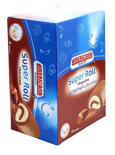 Buy Americana Super Roll Chocolate Cakes, 6x60g Online in Bahrain ...