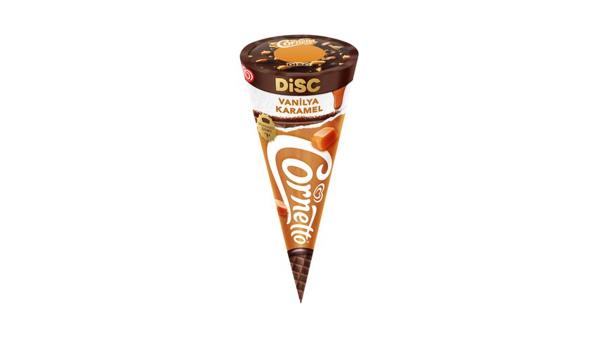 Algida Cornetto Disc Vanilya & Karamel 130 ml - yemeksepeti.com