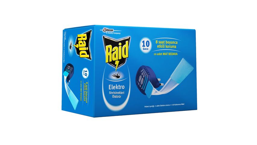 Raid Elektro Isıtıcı + 10 Mat Tablet - yemeksepeti.com